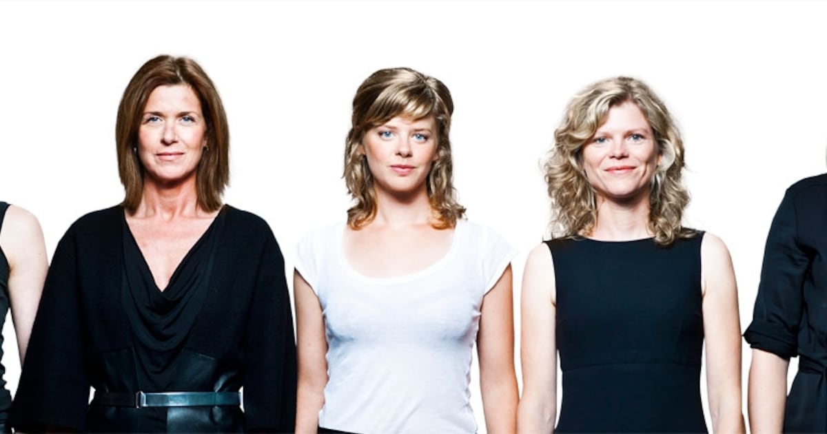 De vrouwen van 'Clan': Barbara Sarafian, Kristine Van Pellicom, Inge ...
