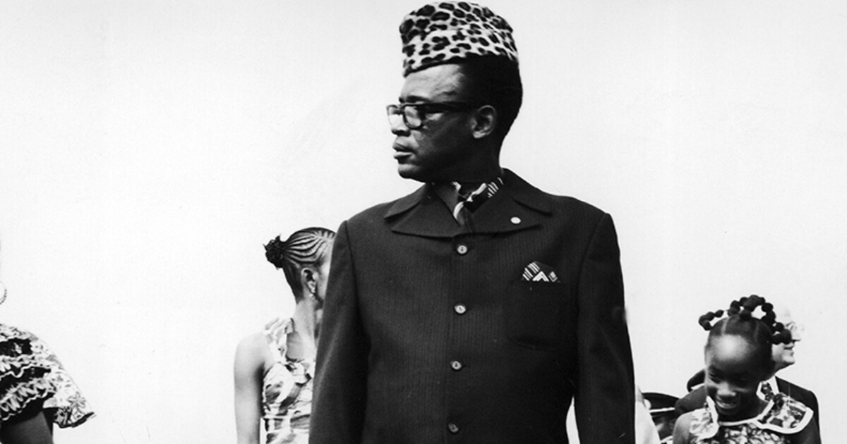 Nzanga Mobutu, zoon van, spreekt voor 't eerst 20 jaar na het Mobutu ...