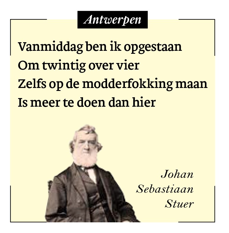 Een vrolijk versje van Johan Sebastiaan Stuer | Humo: The Wild Site