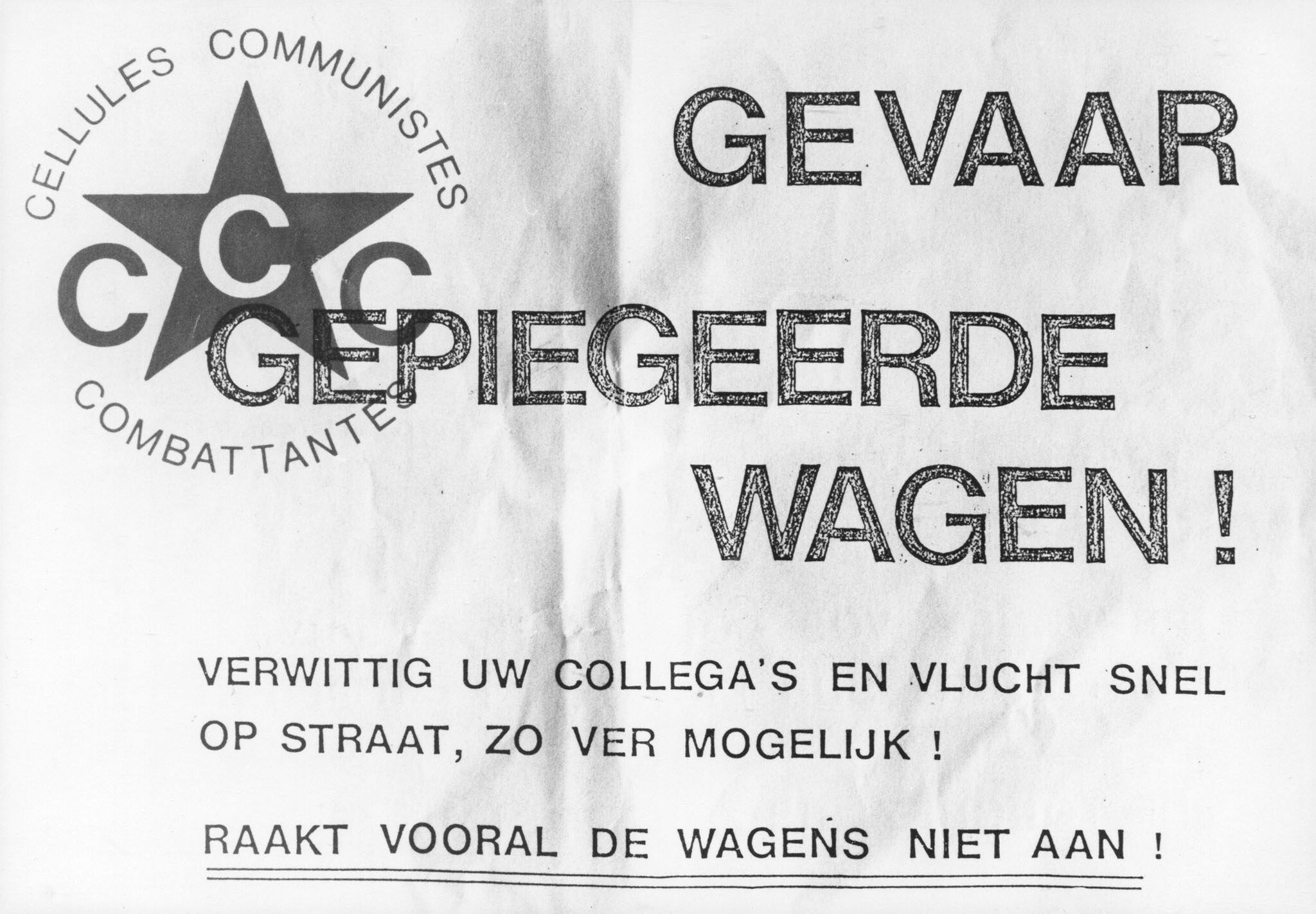 Pierre Carette: ‘Onze acties viseerden de wapenindustrie, de ...