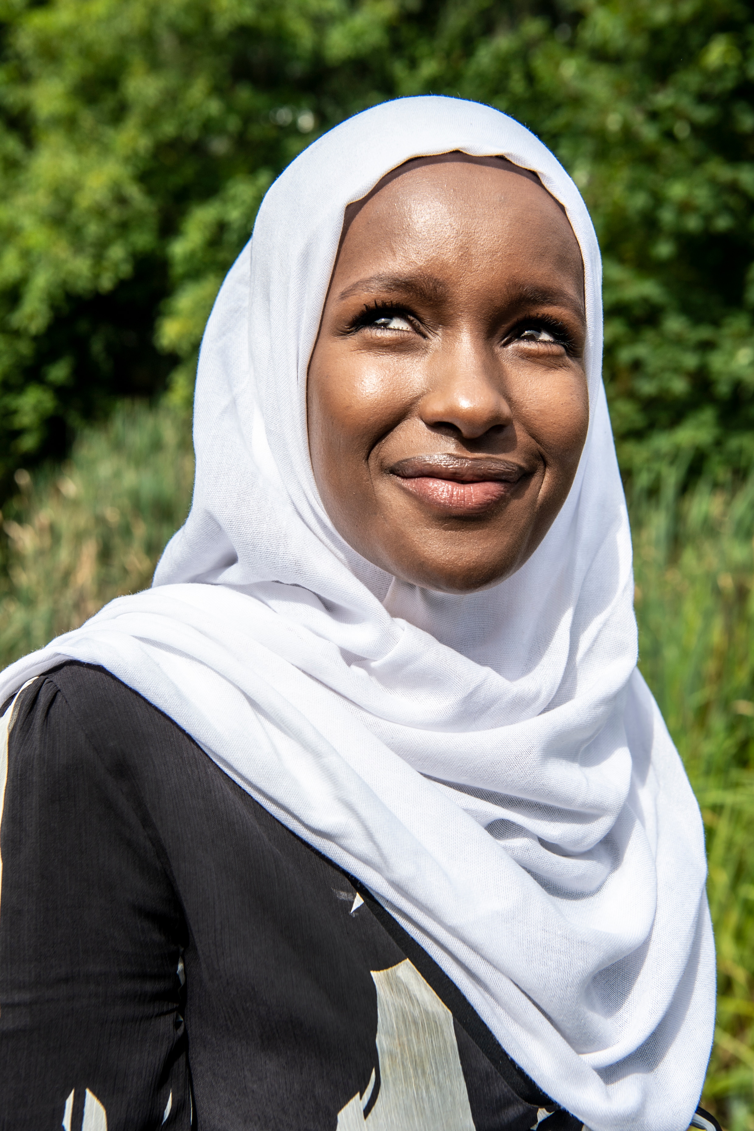 Nimo Mustafa, de vrouw van Bashir Abdi: ‘Hoe hard Bashir ook loopt ...