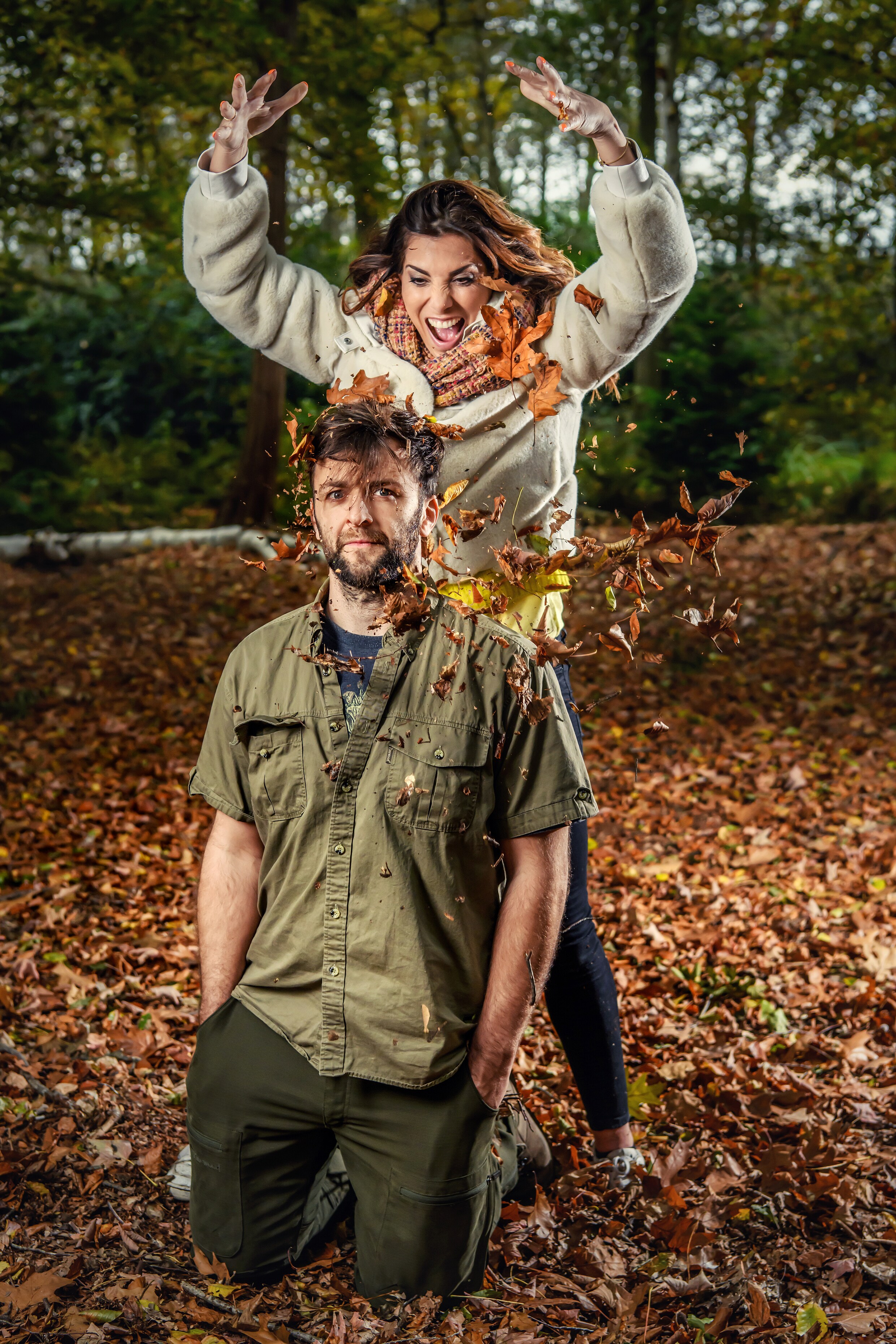 Saartje Vandendriessche en bushcrafter Mike De Roover: ‘Als je het koud ...