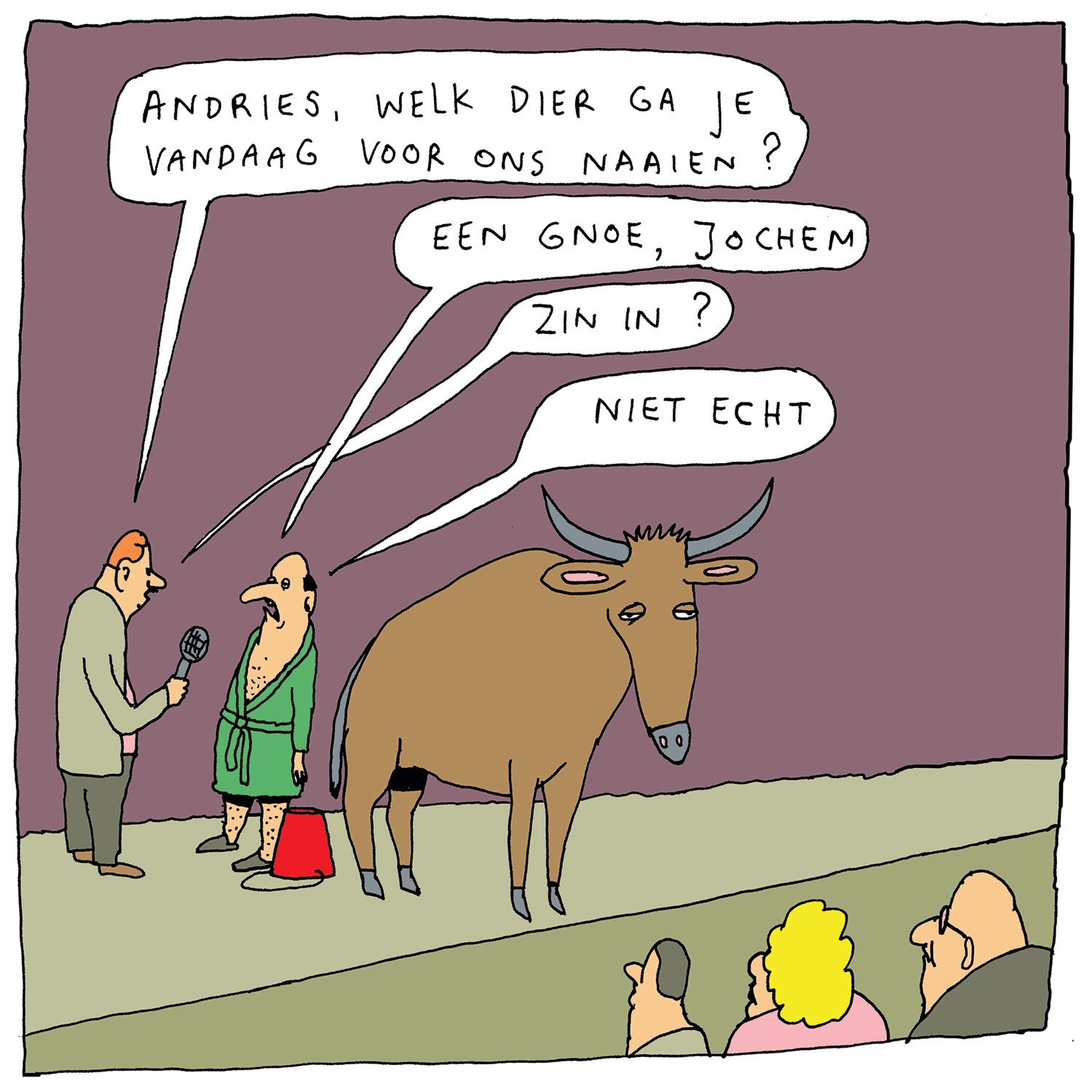 Cartoon van de dag: Gummbah | Humo: The Wild Site