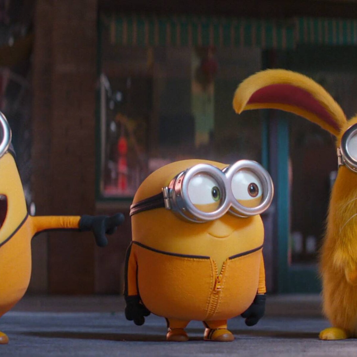 Verachtelijke Ik Minions Jerry Tim Minion Met Zijn Ketting Voor Een