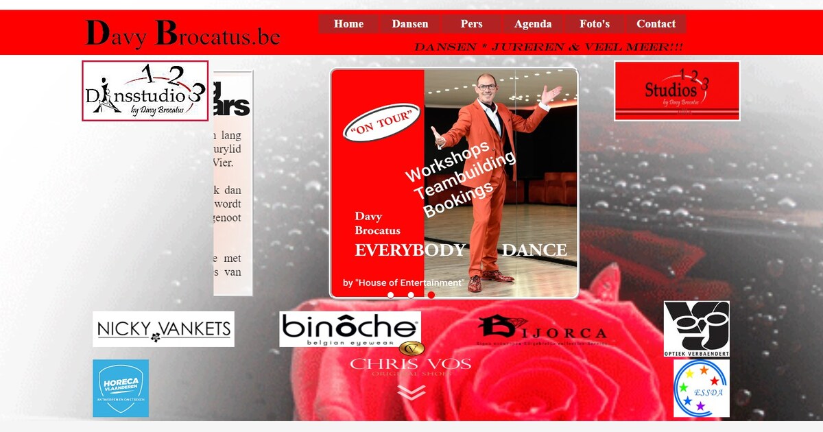 Mottig en onhandig: Davy Brocatus wint prijs voor Lelijkste Website Van ...