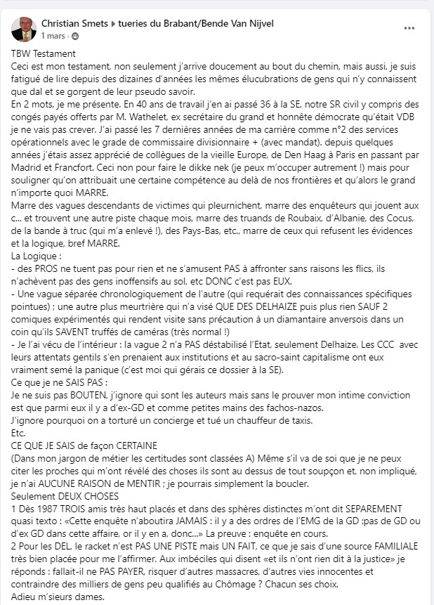 Overleden topman van Staatsveiligheid schreef ‘testament’ over Bende ...