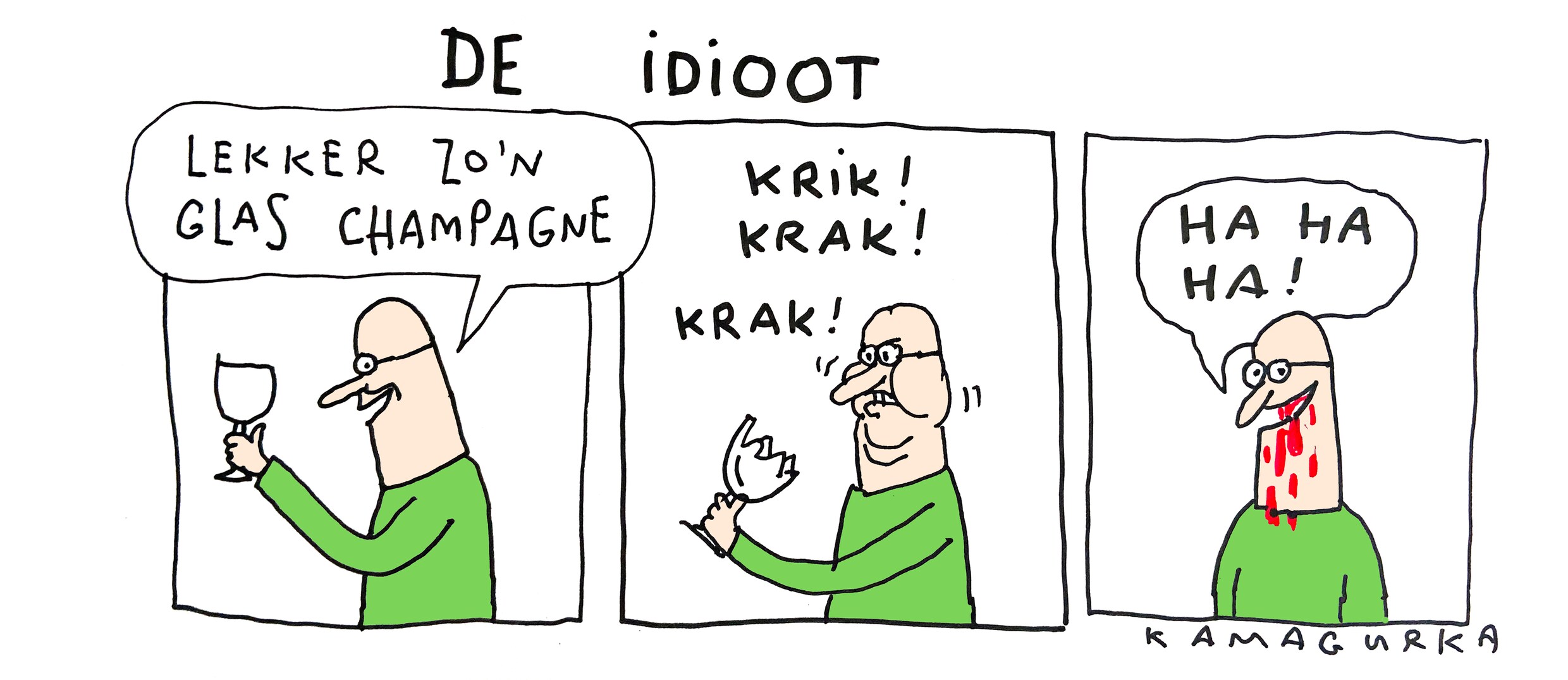 Kamagurka met een ode aan de idioot | Humo: The Wild Site