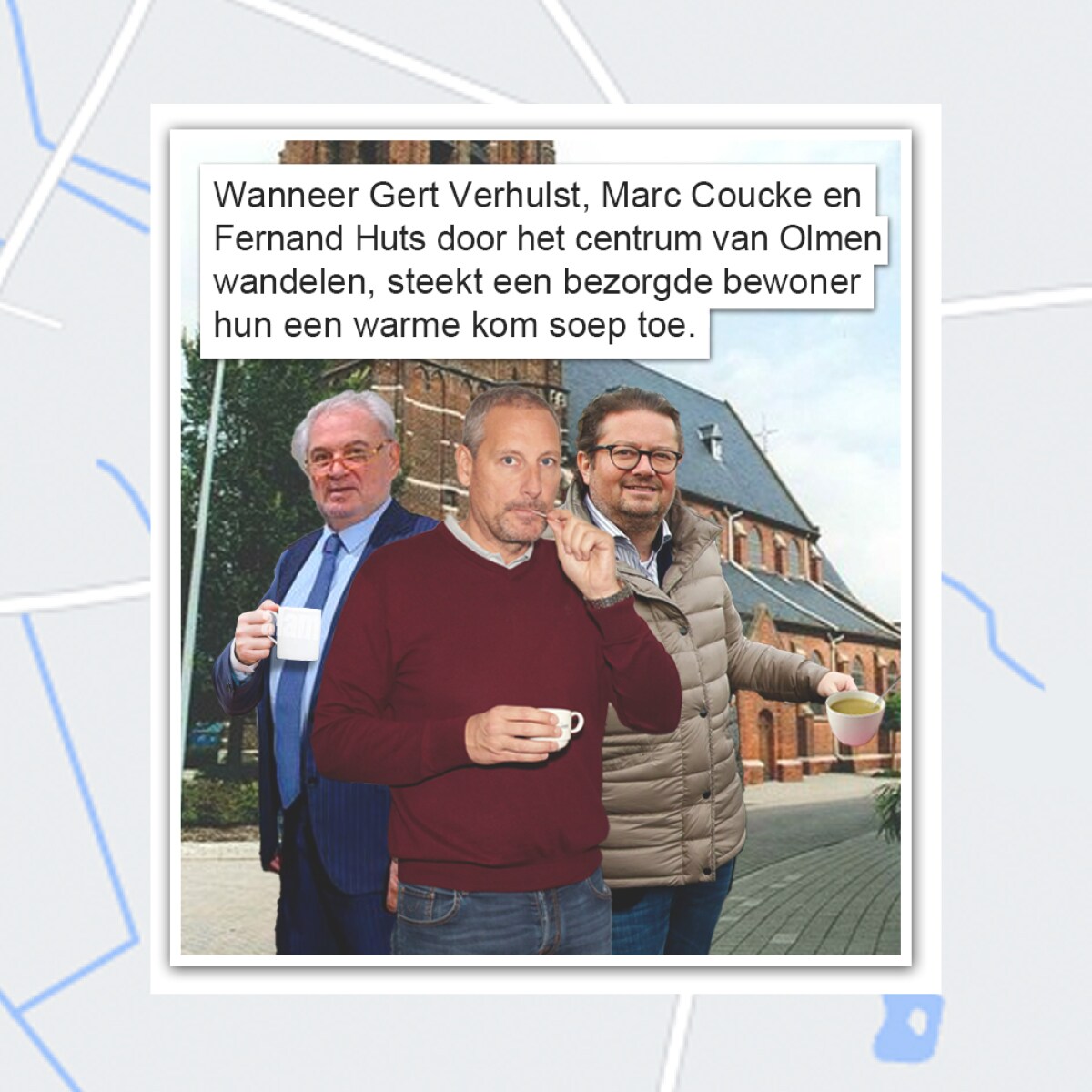 Het Gat van de Wereld: gemeente Olmen verandert slogan na lottowinst ...