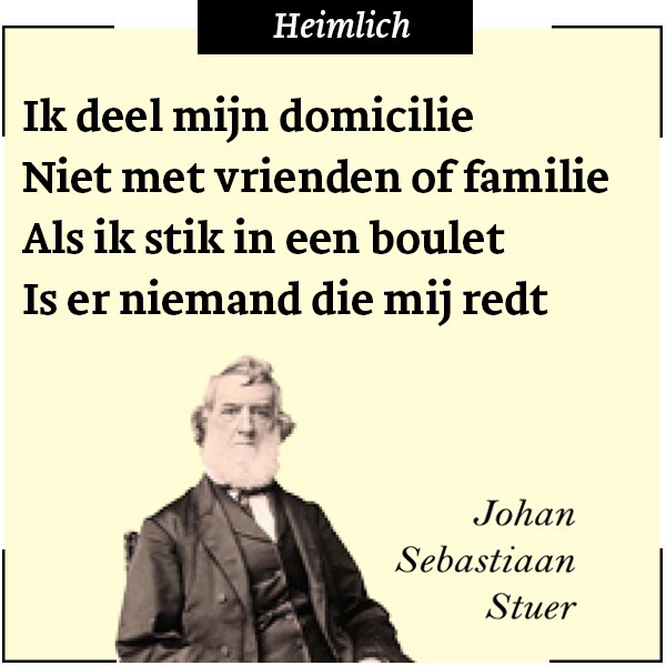 Als de poëzie een huis is, is hij uw boze buur: de beste verzen van ...