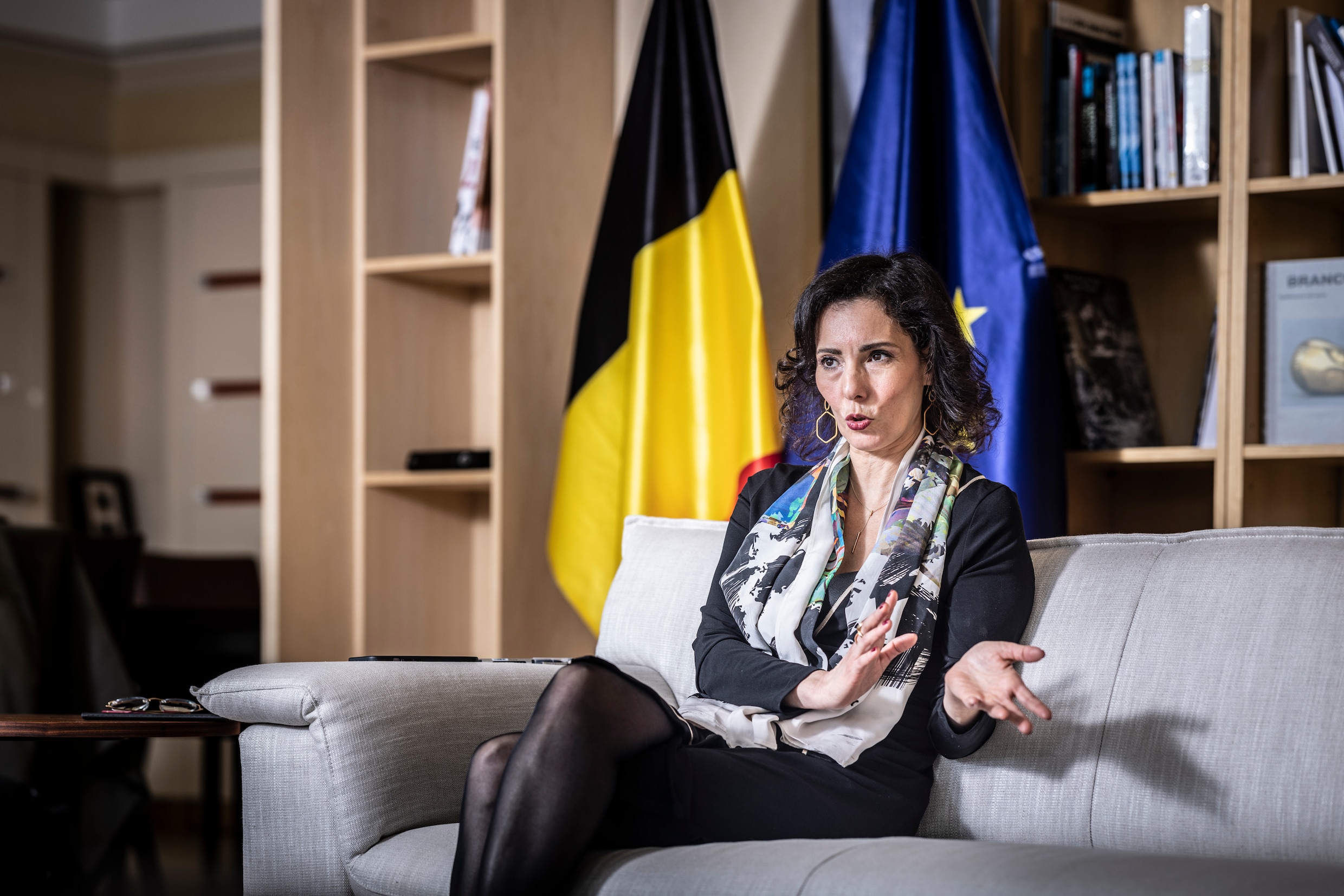 Buitenlandminister Hadja Lahbib: ‘Als we de steun stopzetten, verdwijnt ...
