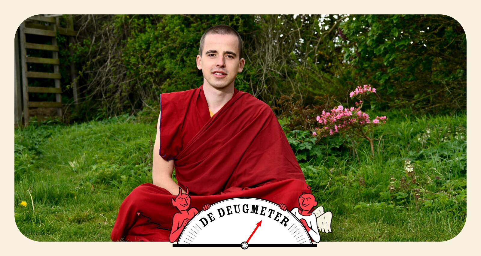 Monnik Giel: ‘Ik kan me de laatste keer dat ik een mug doodsloeg niet ...