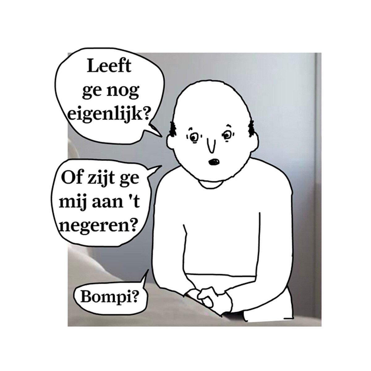 Sociaal Incapabele Michiel neemt afscheid van zijn bompa: ‘Liefste ...