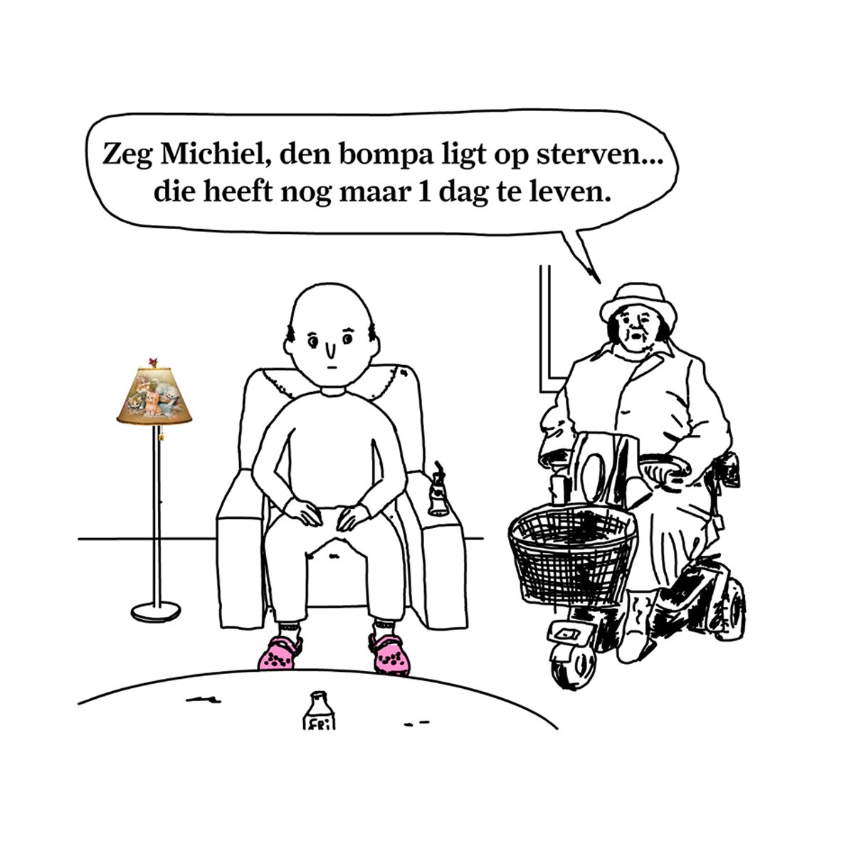 Sociaal Incapabele Michiel neemt afscheid van zijn bompa: ‘Liefste ...