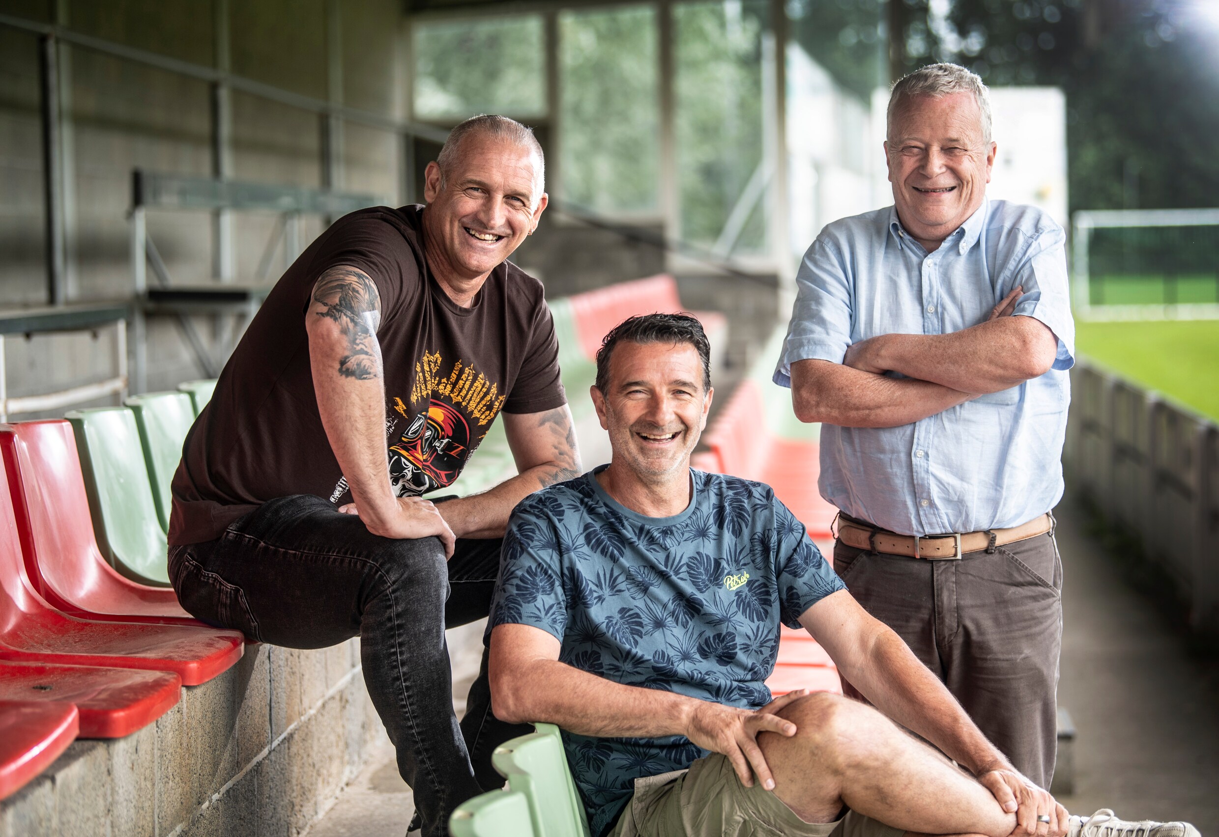 Antwerp-iconen Patrick Goots, Cisse Severeyns en Paul Bistiaux ...