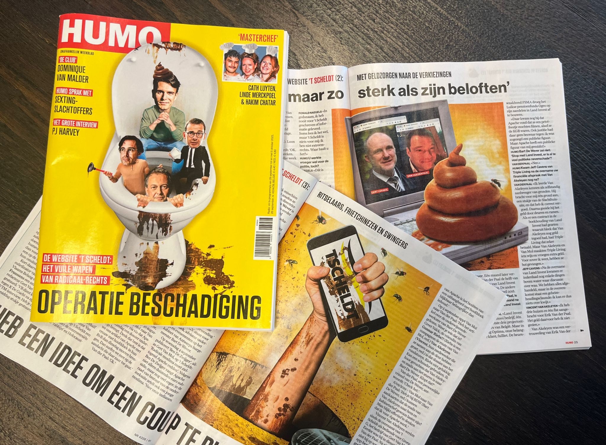 Humo-reeks over ’t Scheldt bekroond met Belfius Persprijs | Humo: The ...