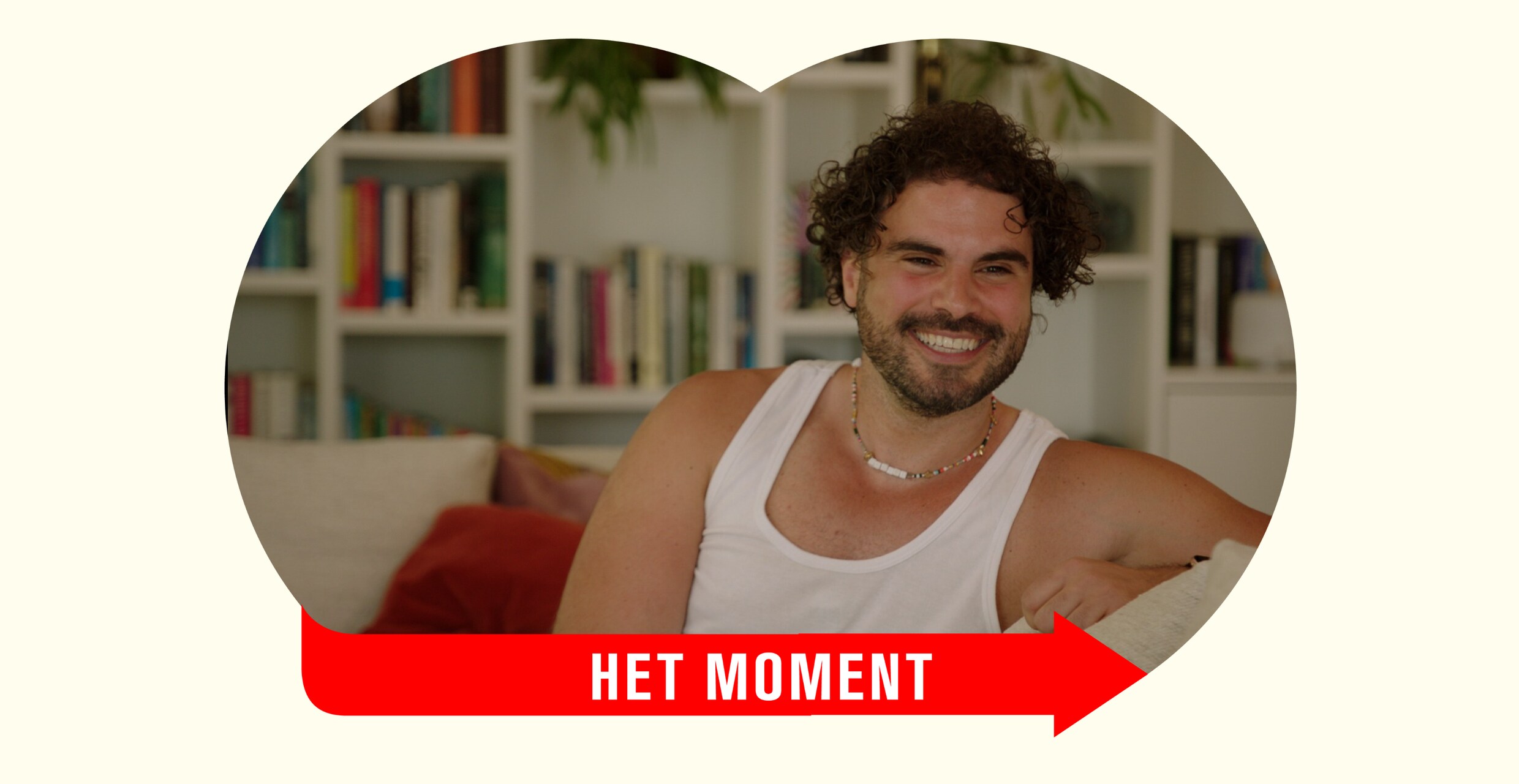 Riadh Bahri toonde in ‘Het huis’ dat hij een stevige rugzak torst, maar ...