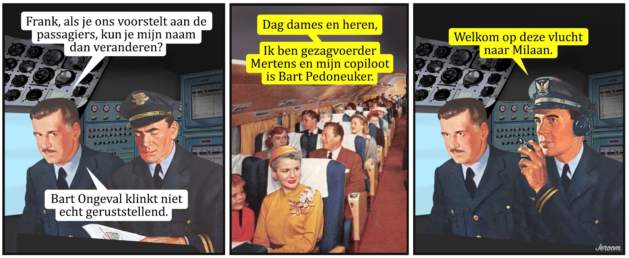 Nieuwe cartoon van Jeroom: 'Stel je me anders voor, Frank?' | Humo: The ...
