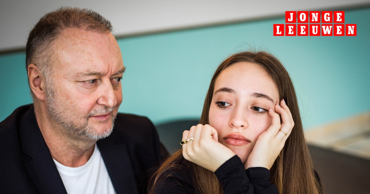 Nana, dochter van Luk Wyns: ‘Van mijn ouders hoef ik mijn school niet af te maken. Papa heeft ...
