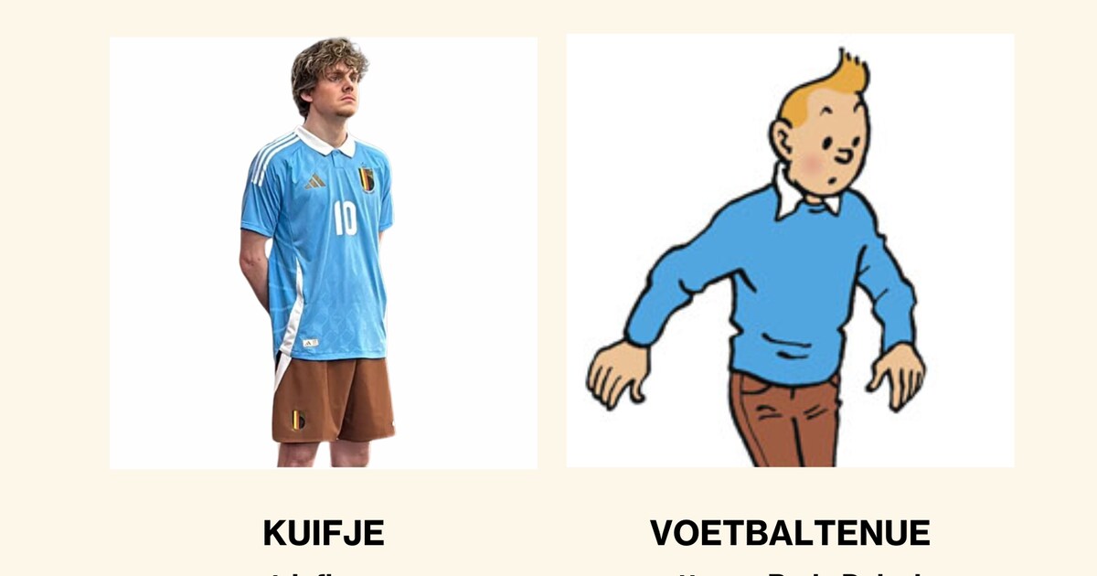 Kuifje op het EK! Hier haalden de stylisten van de Rode Duivels de ...