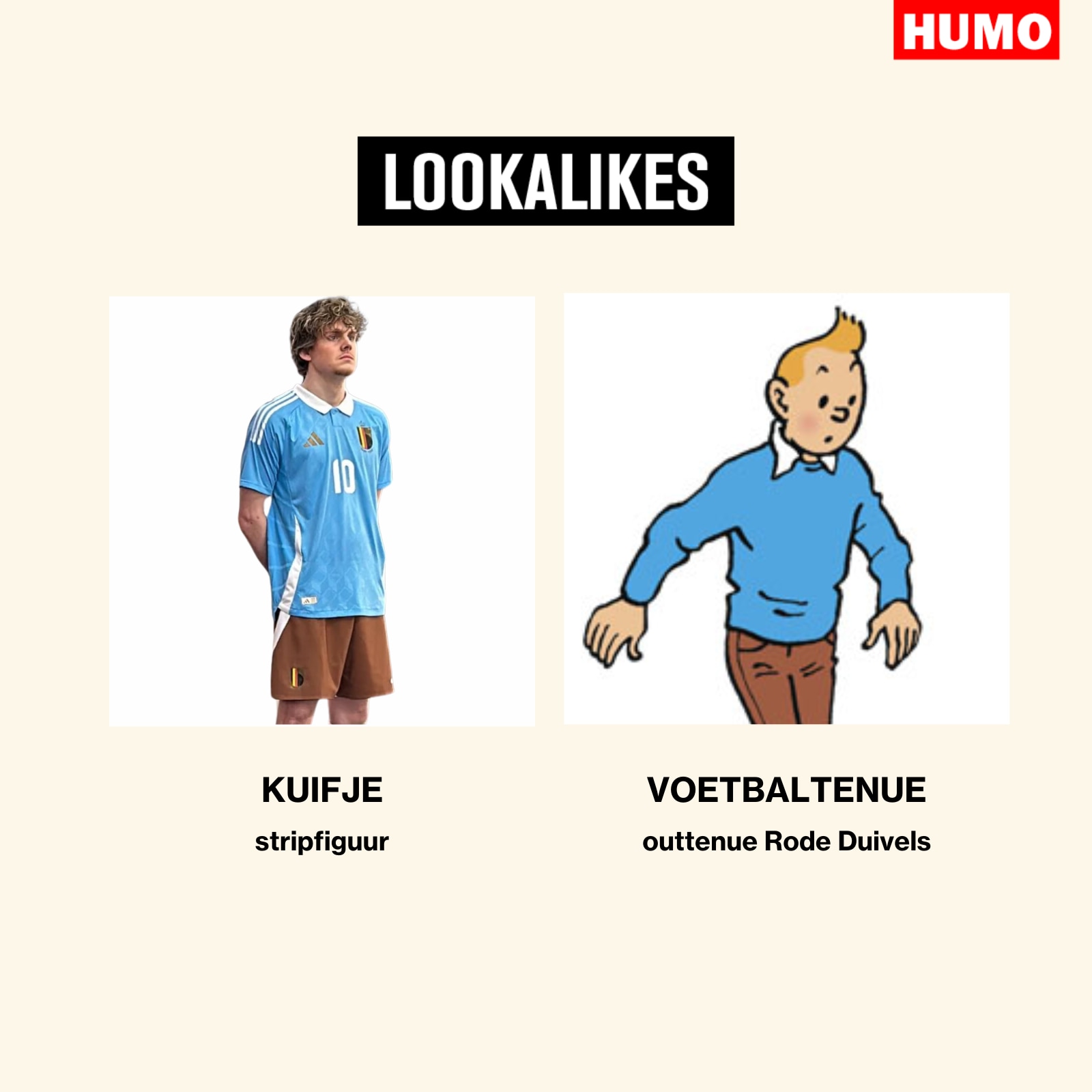 Kuifje op het EK! Hier haalden de stylisten van de Rode Duivels de ...