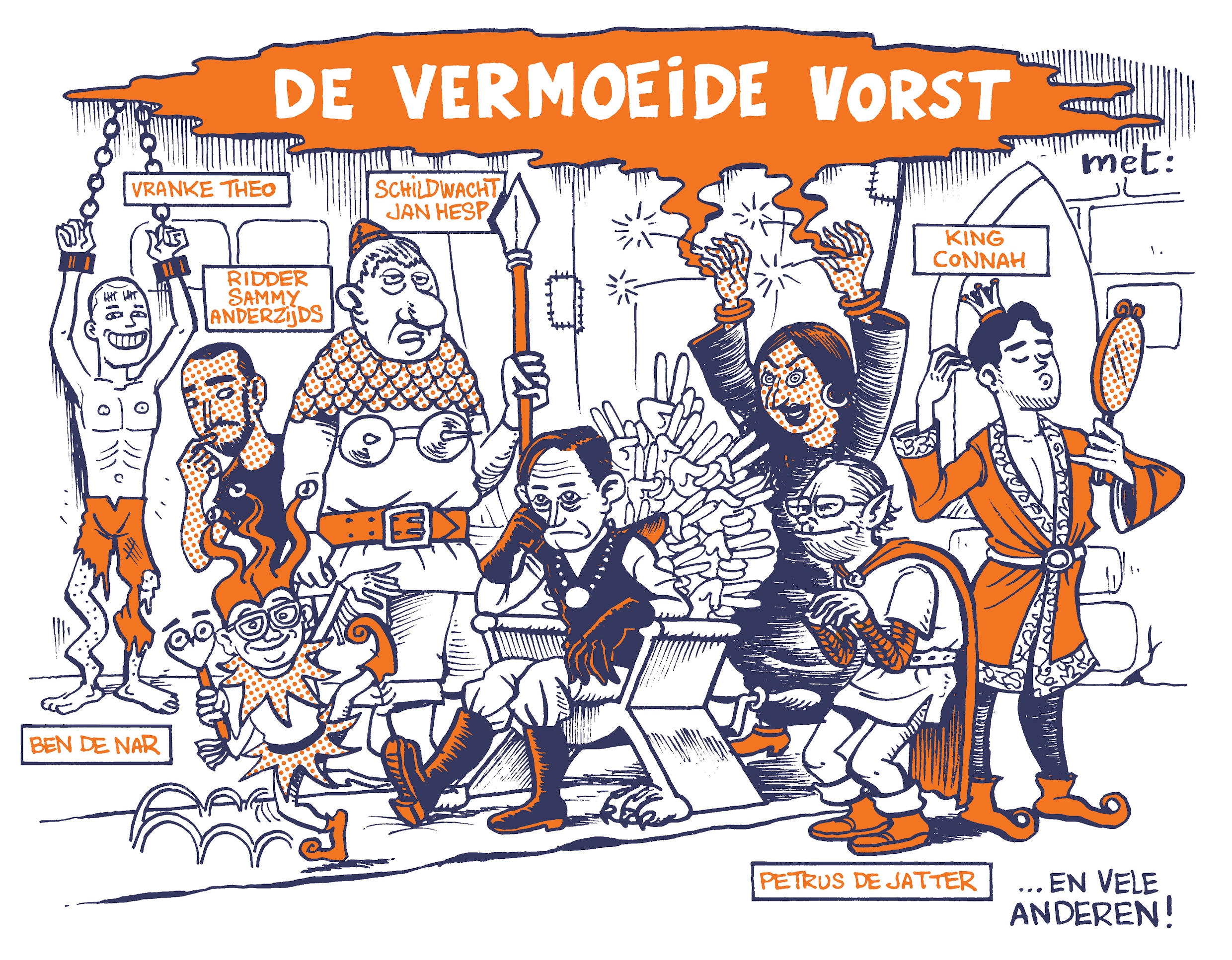 Kim Duchateau en Noël Slangen maken politieke strip voor Humo: ‘Bart De ...