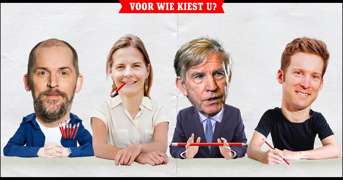 Jonas Geirnaert, Cathy Macharis, Roland Duchâtelet en Jan Bakelants ...