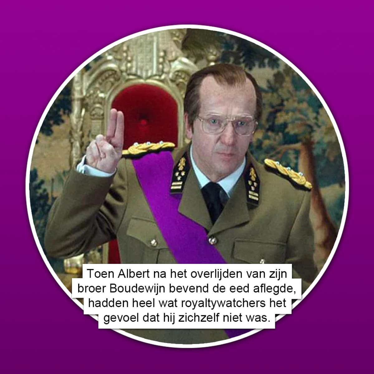 Het Gat van de Wereld: koning Albert blaast negentig kaarsjes uit | Humo: The Wild Site