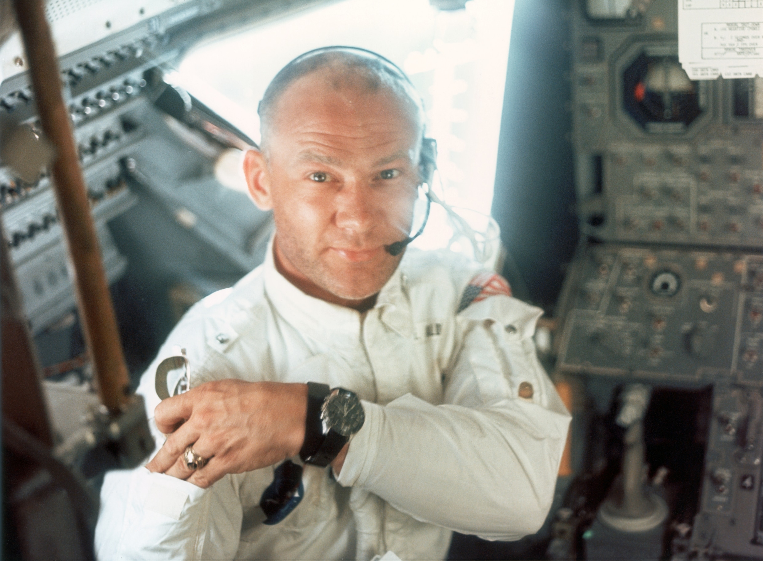 Buzz Aldrin: ‘Ik was misschien niet de eerste mens op de maan, maar ik ...
