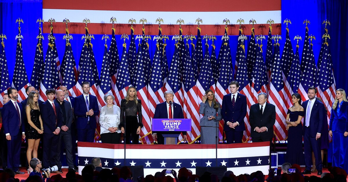 De familie van Donald Trump: Een zoon van 2 meter en 6 centimeter en ...