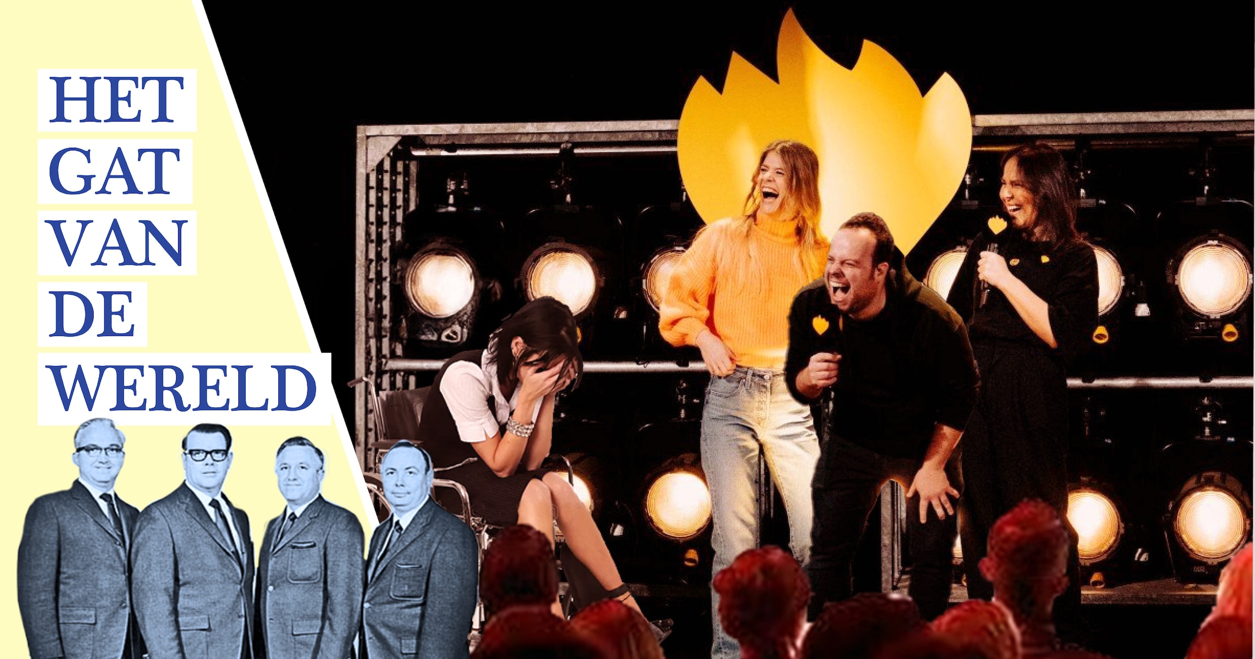 Sander Gillis snauwt een toeschouwer brutaal toe op De Warmste Week (en Het Gat van de Wereld ...