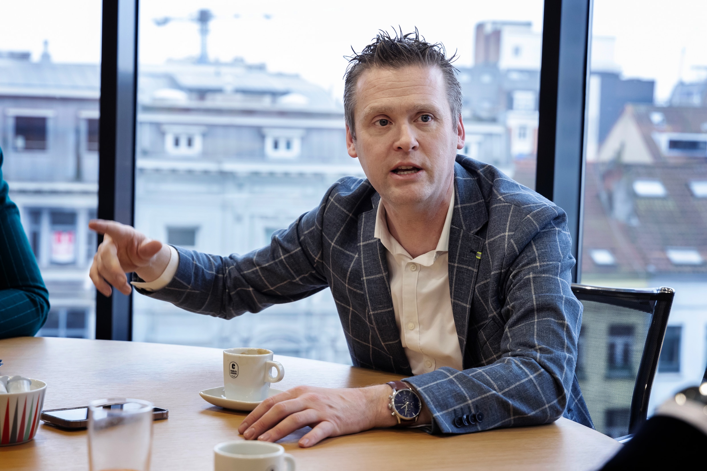 Vakbondsleiders Bert Engelaar, Ann Vermorgen en Gert Truyens: ‘Onze ...