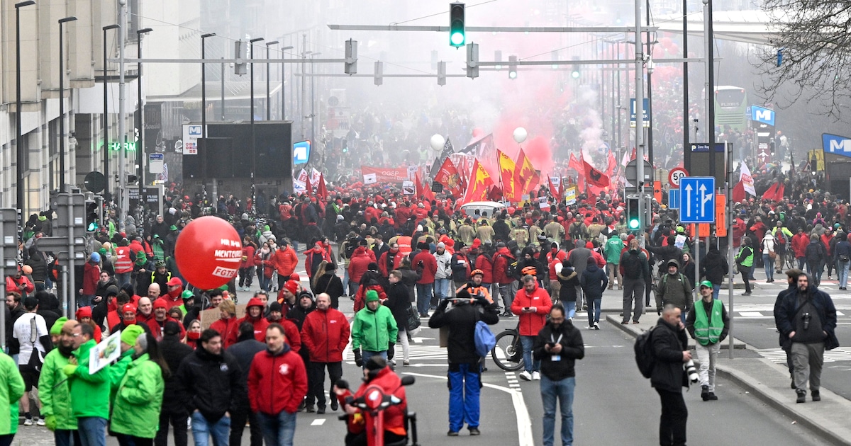 Vakbondsleiders Bert Engelaar, Ann Vermorgen en Gert Truyens: ‘Onze ...
