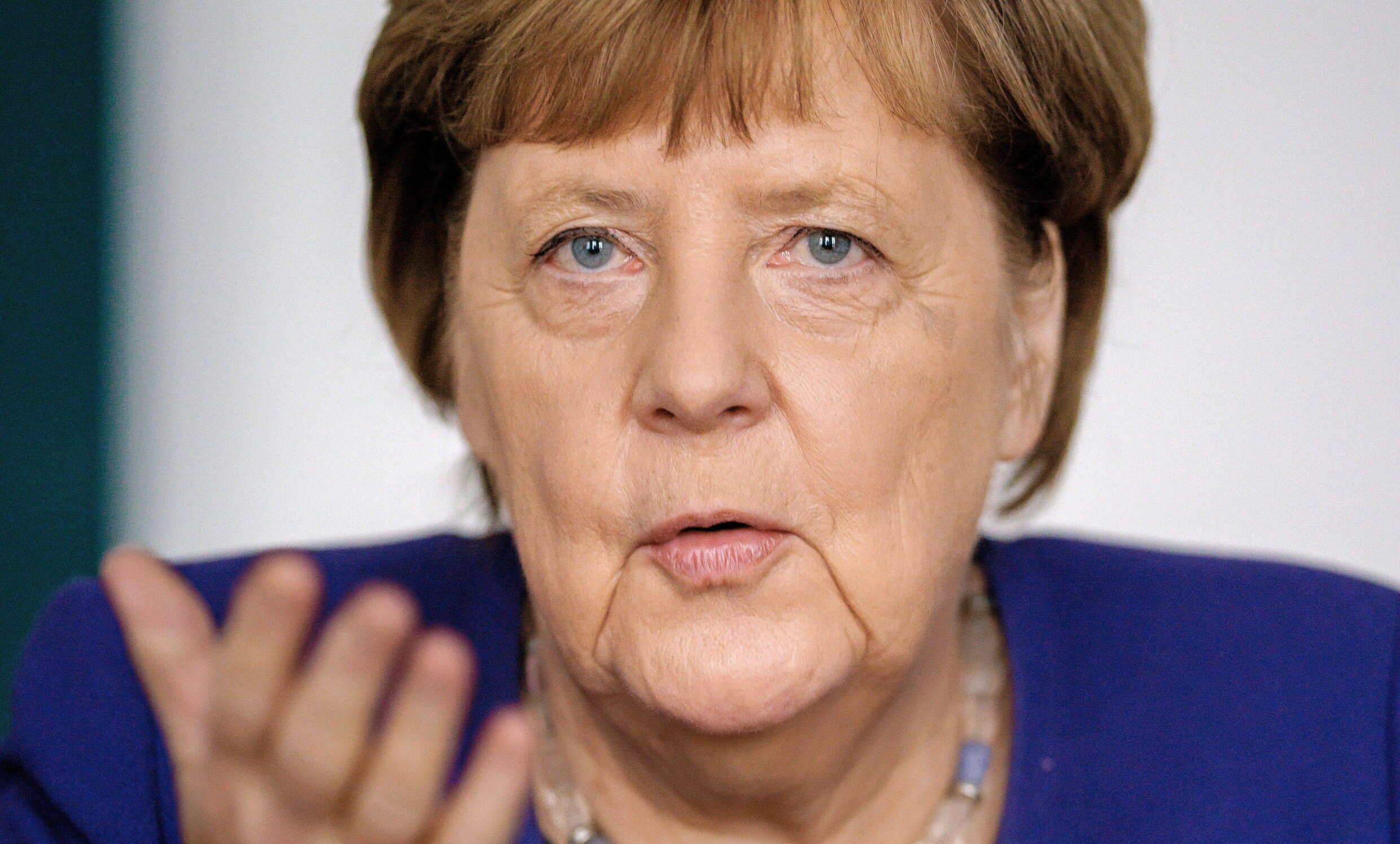 Angela Merkel: ‘Dat extreemrechts op 20 procent staat, is echt niet ...