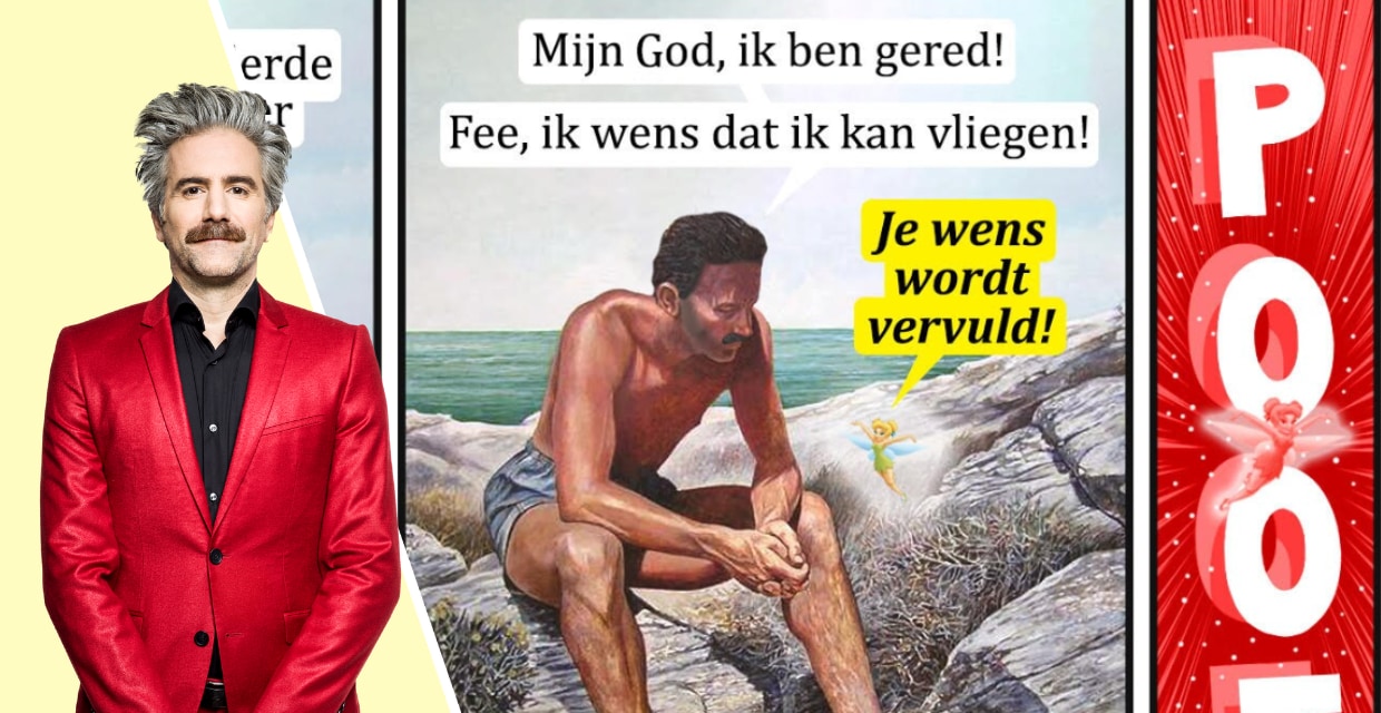 Een klassieker van Jeroom: ‘Fee, ik wens dat ik kan vliegen!’ | Humo ...