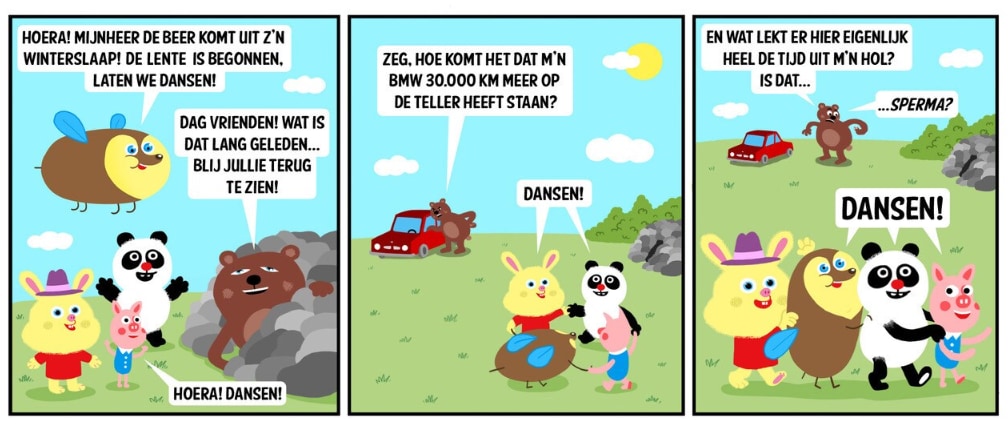 Jeroom en het Knuffelbos vieren de Internationale Dag van de Dans ...