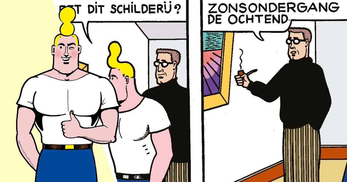 Een klassieker van Cowboy Henk: ‘Hoe heet dit schilderij?’ | Humo: The ...