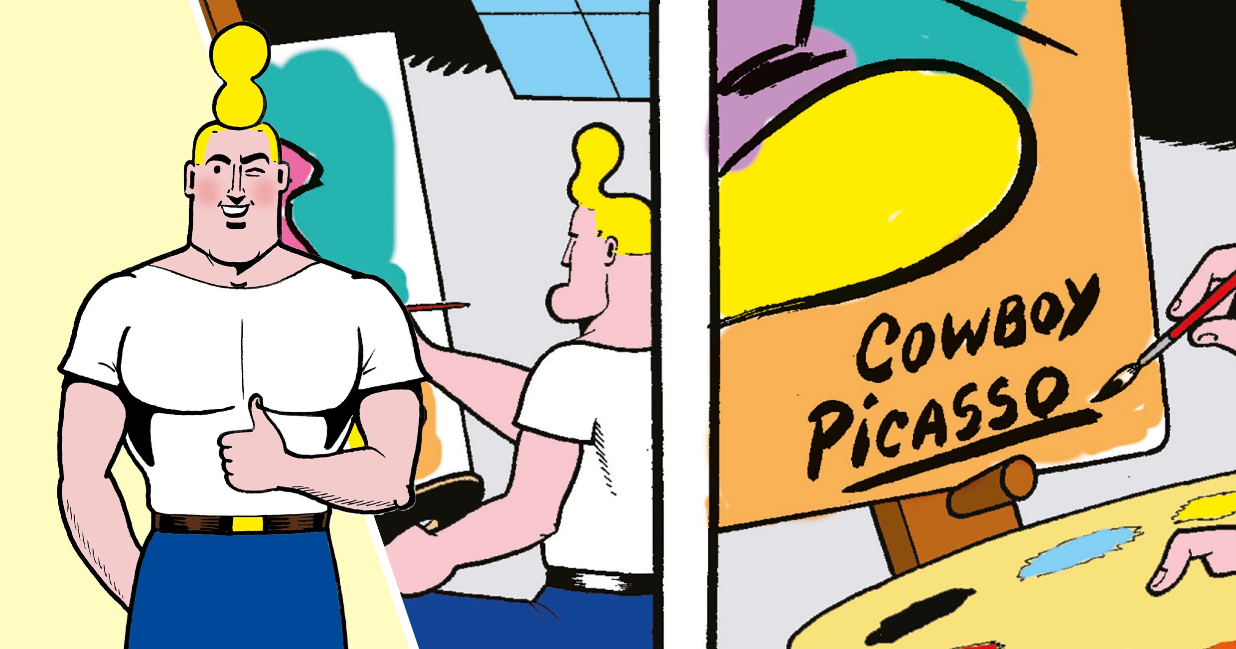 Cowboy Henk wordt kunstschilder | Humo: The Wild Site