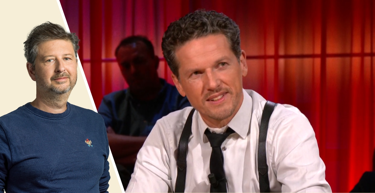 Michael Van Peel was zichtbaar geërgerd door de eerste vraag van Bart ...