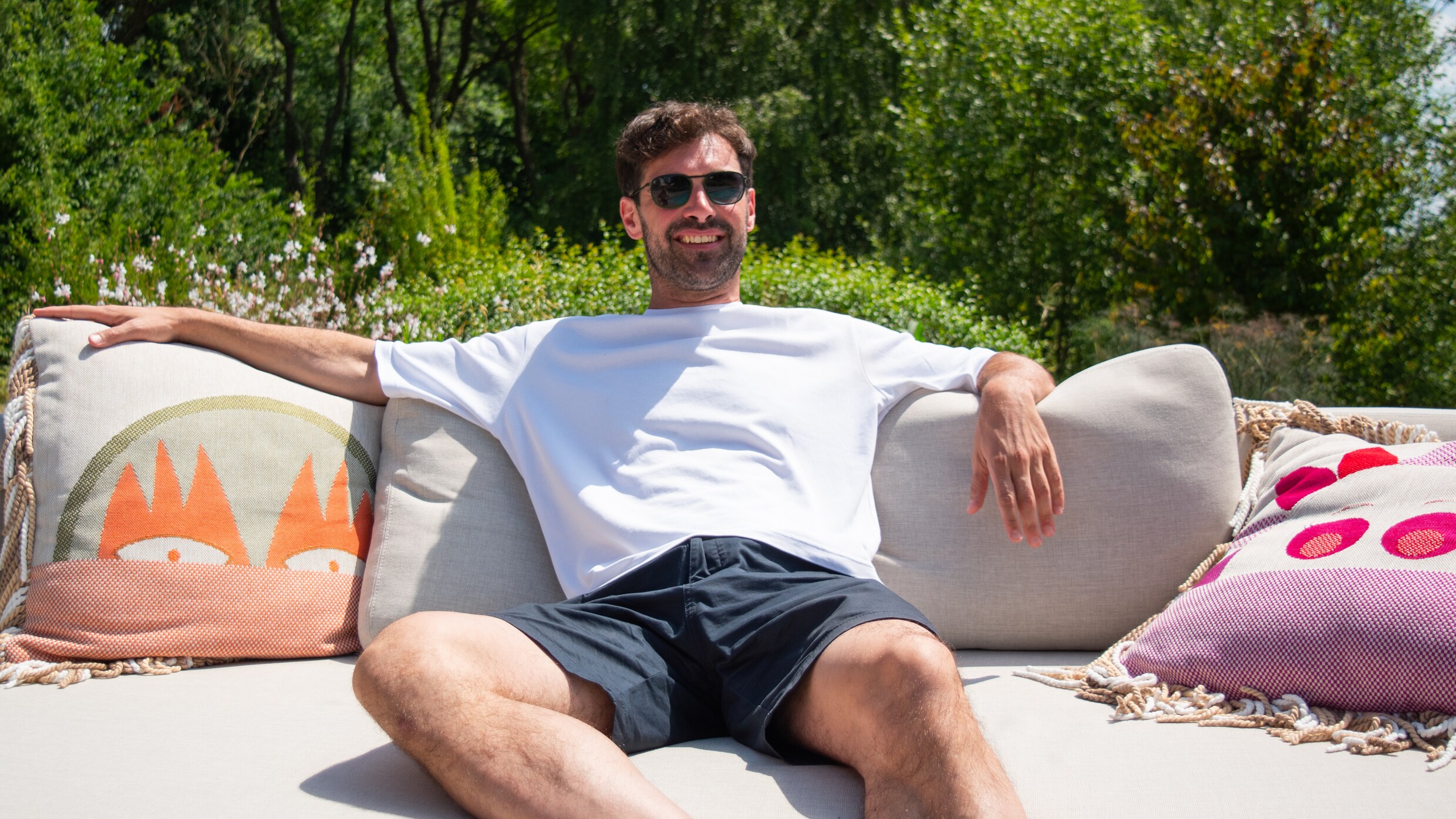 De gasten van Eric Goens strooien steevast complimenten over zijn huis ...