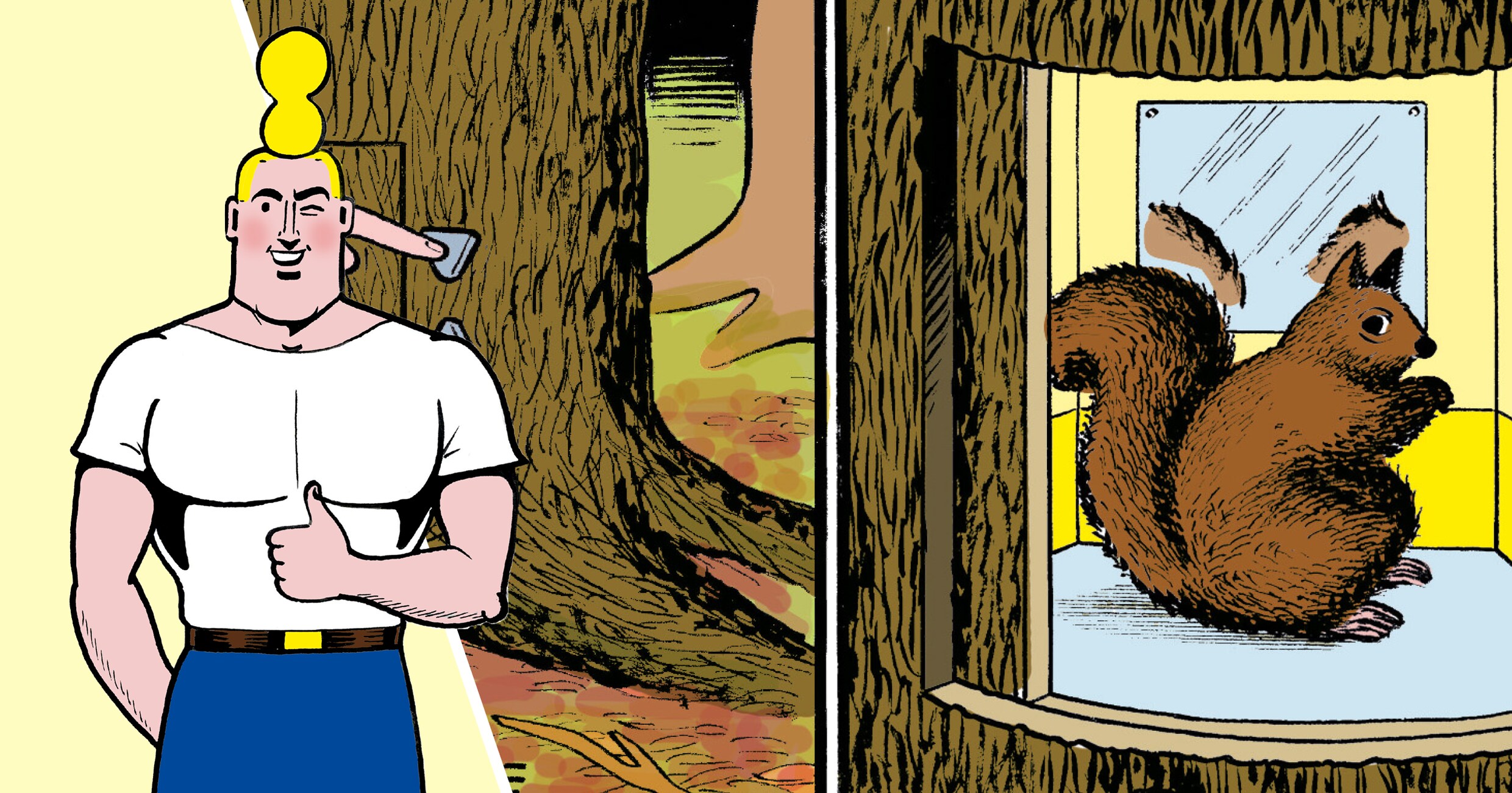 Cowboy Henk maakt een boswandeling: ‘U ook?’ | Humo: The Wild Site