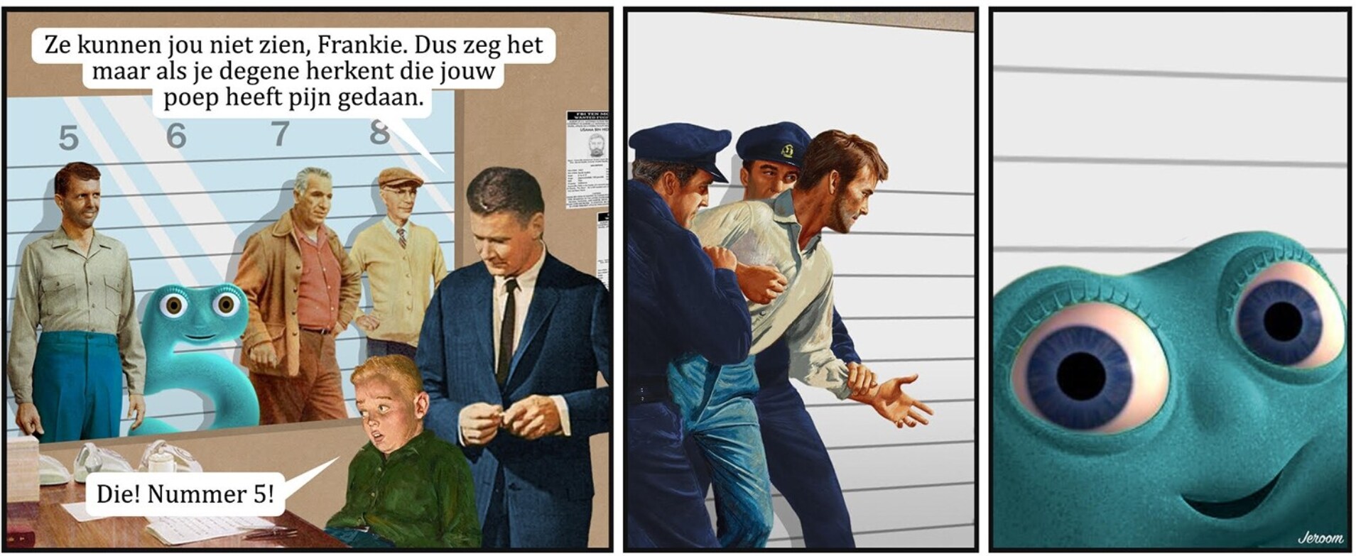 Een klassieker van Jeroom: ‘Zeg het maar als je degene herkent die je ...