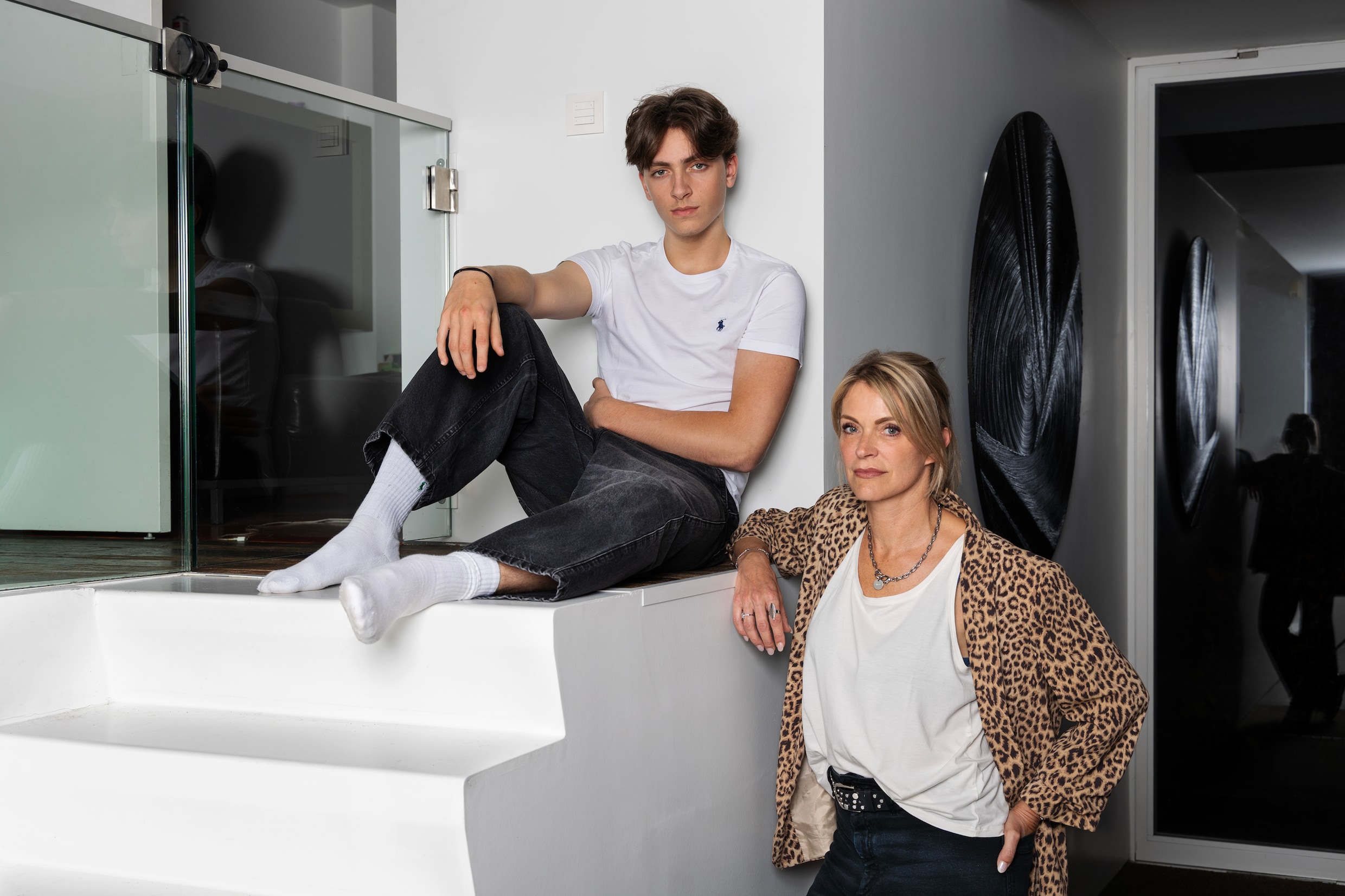 Sky Van der Wee (15), de zoon van Karen Damen: ‘Mijn vader is nu samen met Valerie De Booser, de ...