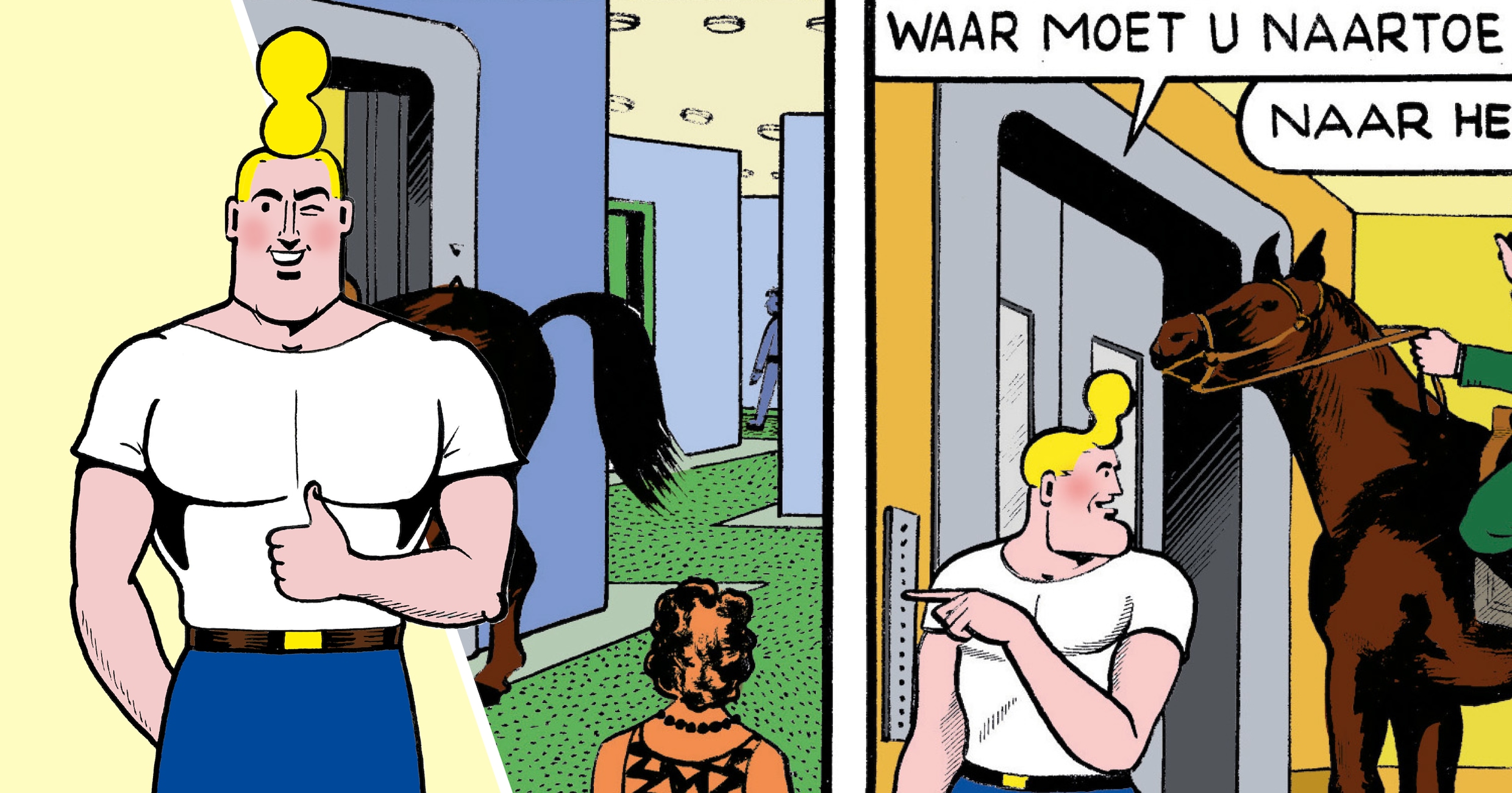 Cowboy Henk: Er staat een paard in de lift | Humo: The Wild Site