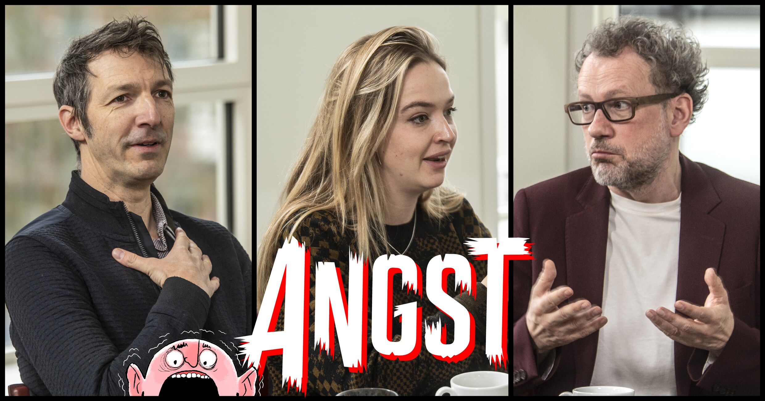 Bram Vervliet, Michelle Haas en Dave Sinardet over angst: ‘Fascisme ...