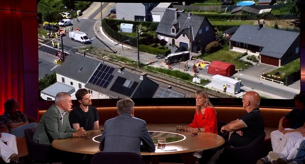 Jacques Vermeire kon het in ‘De tafel’ niet laten om af en toe een ...