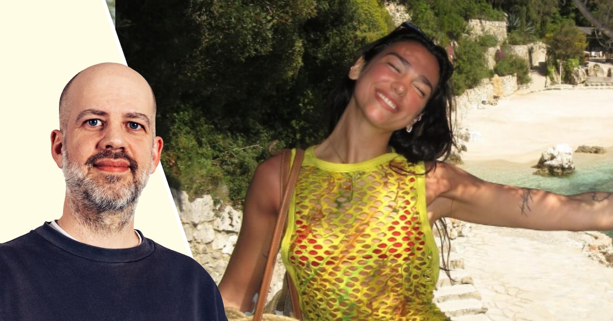 Het is wachten tot Dua Lipa, de vacanza queen van het internet ...
