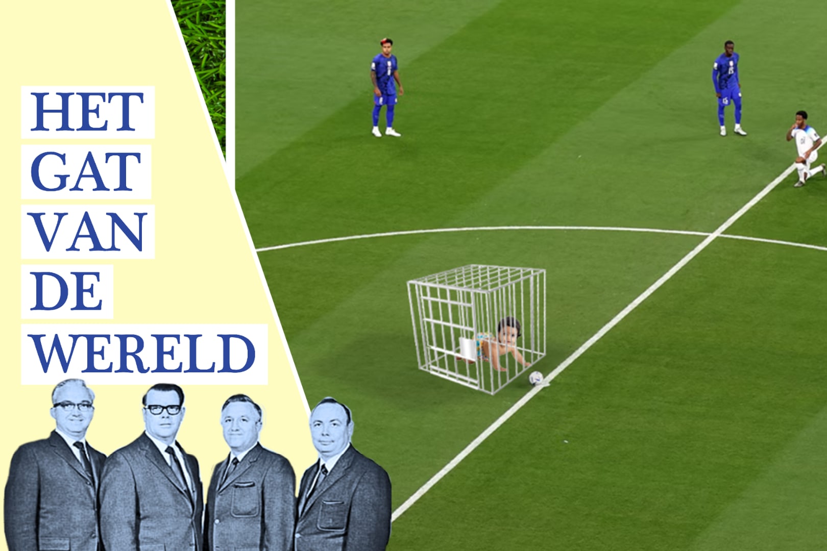 Een typisch Amerikaanse aftrap en een onverwachte supporter voor Oranje ...