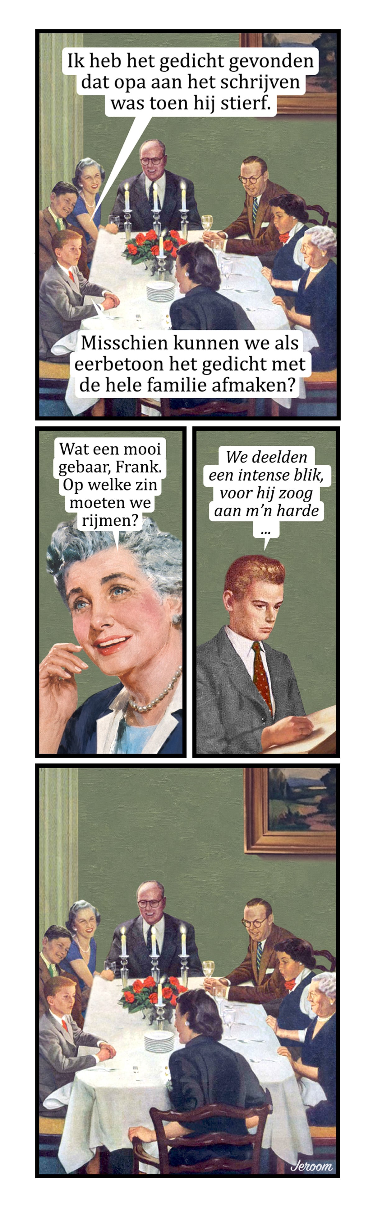 Een nieuwe Jeroom: ‘Ik heb het gedicht gevonden dat opa schreef toen ...